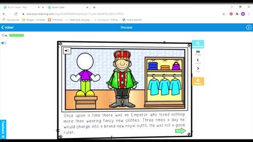 EMPEROR'S NEW CLOTHES Boom Cards | Story Reading Comprehension by Ms ...