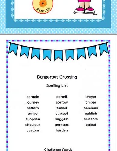 Journeys 5th Grade Unit 3 Lessons 11-15 Spelling Words Lists | TPT