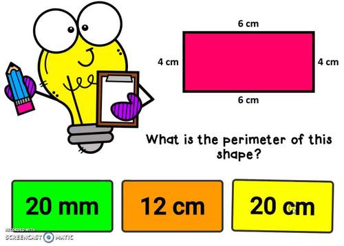 Perimeter of Shapes™ Distance Learning Geometry by Creating 4 ESL