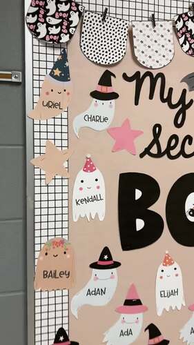 My Boos Bulletin Board for Fall and Halloween by Blue Skies with ...