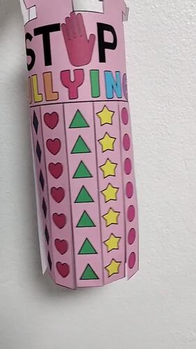 Pink Shirt Day Windsock Craft Shapes Coloring Activities Decor - STOP ...