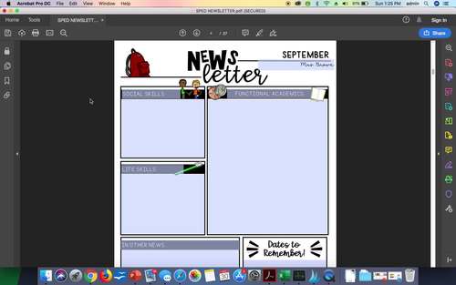 NEWSLETTER FOR SPECIAL EDUCATION by School Bells N Whistles | TPT