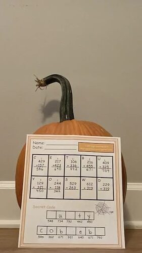 Halloween Addition with and without Regrouping Secret Code Puzzles! (No ...
