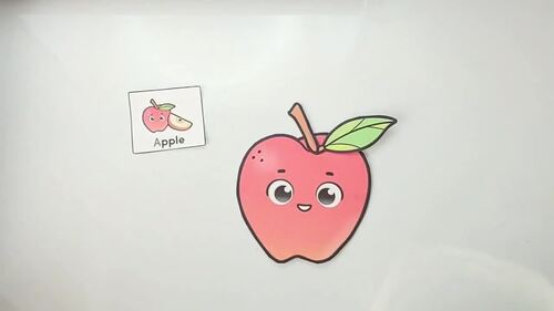 Fruits & Vegetables Craft Letter A B C D E Letter of the Week Cutting ...