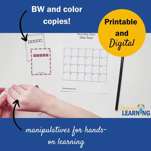 Place Value Games Teen Numbers Tens and Ones Digital and Printable Math ...