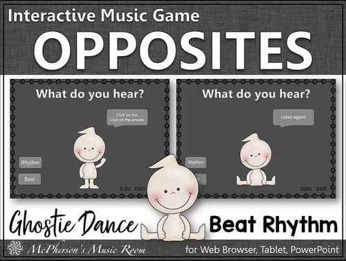 Halloween Music Beat Rhythm Interactive Music Game {Ghostie Dance}