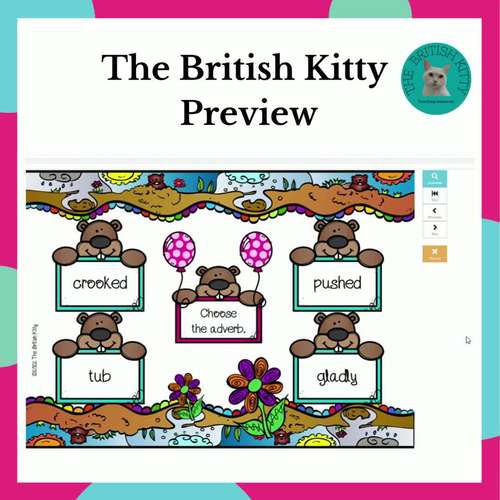 Groundhog Day Nouns Verbs Adjectives Adverbs Grammar Boom Cards™