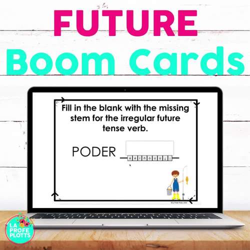 Future Tense Spanish Boom Cards Spanish Digital Task Card Activity El ...