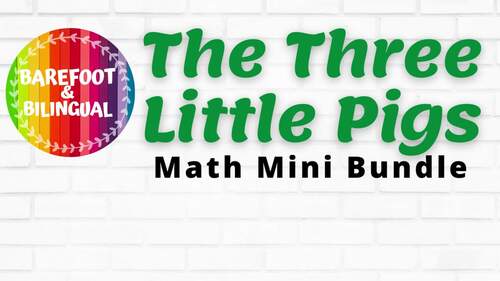 3 Little Pigs Math Clipart | Fairytale Math Clipart Mini Bundle | TPT
