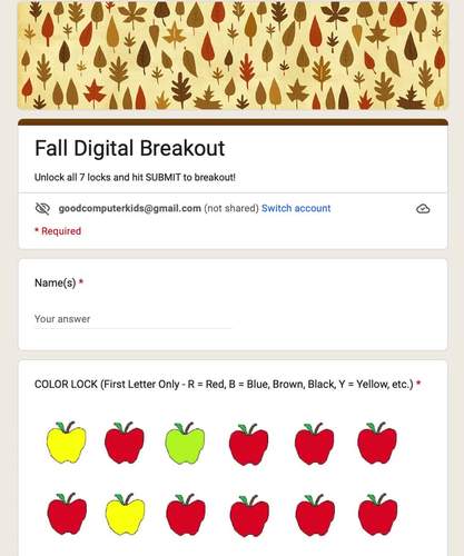 Mystery Bundle #1: 5 Digital Breakouts (October Morning Work, Escape Rooms)