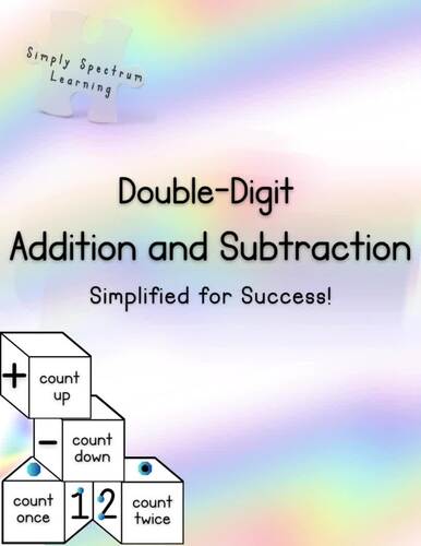 MATH: Double- on Double-digit Addition and Subtraction, ASD, ADHD ...