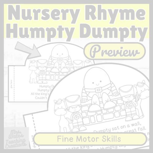 Humpty Dumpty Crown Templates | Nursery Rhyme Crafts & Sequencing ...