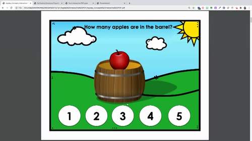 Digital Fall Themed Interactive PDFs by Speech Hamster | TPT