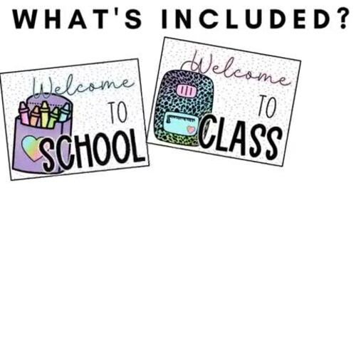 Hey Lisa! Bright & Happy Welcome Back to School Postcards | Editable | *NEW