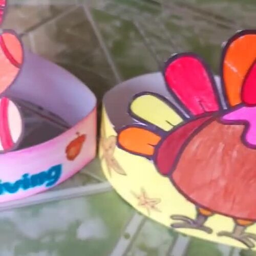 Thanksgiving Turkey Hat Crown Craft /Thanksgiving Day by Fun Every Day
