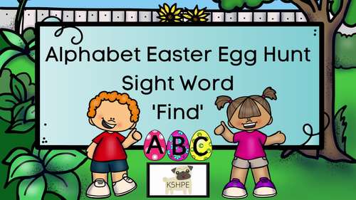 Sight Word 'Find', Easter Egg Hunt, Alphabet Letters A to Z, Video and ...