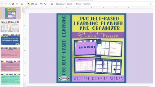 Self-Led Project-Based Learning Digital Planner for Students (Google ...