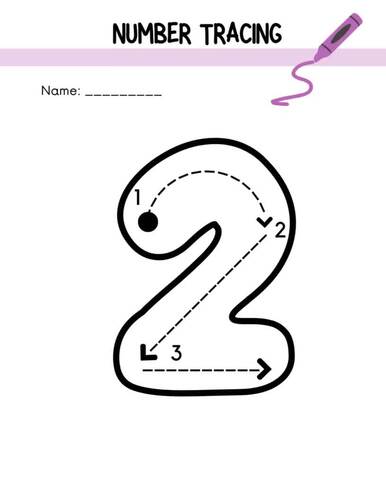 Number Writing | Number Learning & Recognition Worksheets | Number Tracing