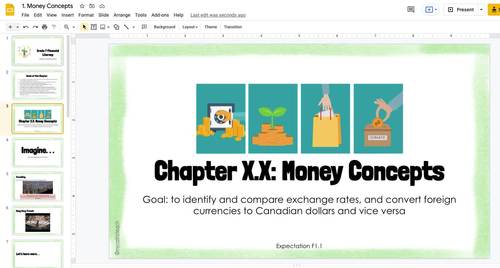 Grade 7 Ontario Math Curriculum | Financial Literacy | Google Slides & Form
