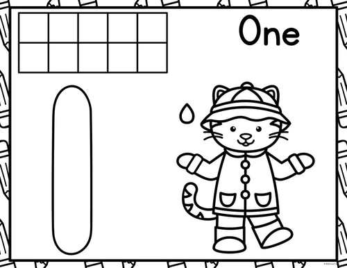 Kindergarten Math | Spring Playdough Number Mats by E is for Erica