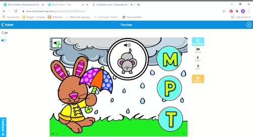 BOOM CARDS Easter: BEGINNING SOUNDS Digital Resources by Ms Herraiz
