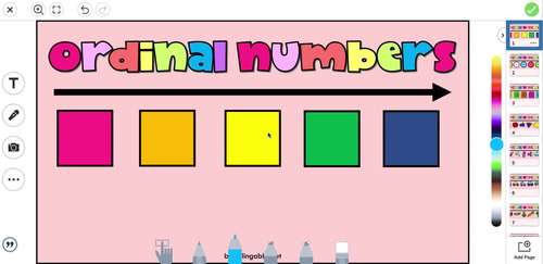 Digital Ordinal Numbers Activities Google Slides™ Seesaw™ Distance Learning