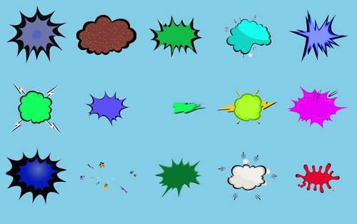 15 Animated Comic Bubbles #1 by The Asset Shop | TPT