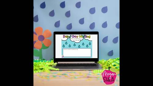 Spring Digital Writing Prompts for Google Slides Distance Learning