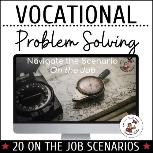 Vocational Skills Job Scenarios |Digital Problem Solving Slidedeck Activity