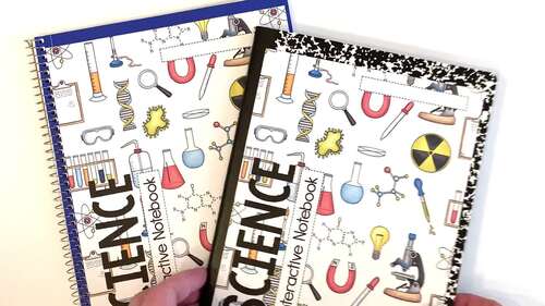 SCIENCE Interactive Notebook Cover, Grading Rubric, and Table of Contents