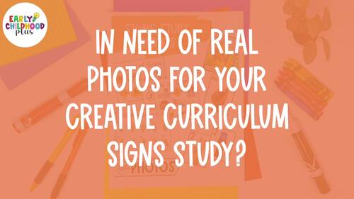 Signs Study Real Photos for The Creative Curriculum by Early Childhood Plus