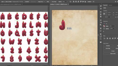 3D Inflated Red Holiday Alphabet Letter Clip Art/Bulletin Board Letters ...