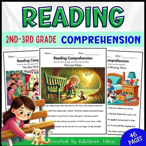 2nd-3rd Grade Reading Comprehension Passages with Questions | Fun ...
