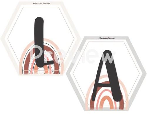 Neutral Boho Rainbow All Are Welcome Here Bulletin Board Banner | EDITABLE