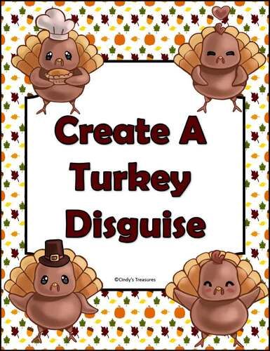 Turkey In Disguise by Cindy's Treasures | TPT