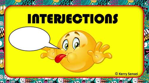 INTERJECTIONS FLASHCARDS and POWERPOINT | Common English Interjections