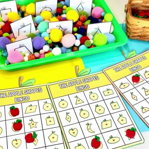 Apple Math and Literacy Centers for Preschool | Hands-on Learning Apples