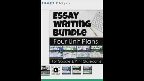 Essay Writing Unit Bundle: Expository, Narrative, Persuasive & Literary ...