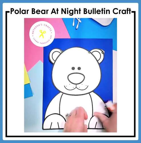 Polar Bear Winter Craft and Write January Fine Motor Activity Bulletin ...