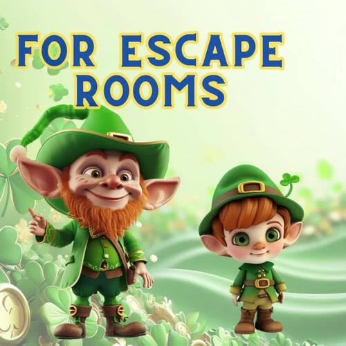 LEPRECHAUNS- Clipart for Escape Rooms, Digital Media, Classroom Decor ...