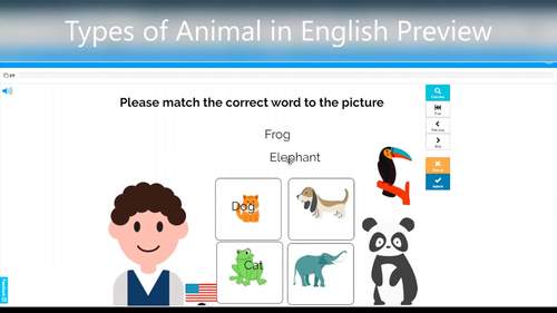Animals BOOM Cards™ ANIMALS English Distance Learning by Language Forum
