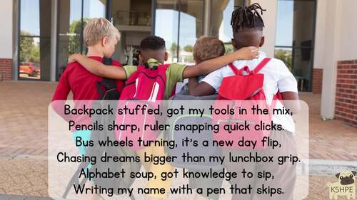 Music: Back To School Song Classroom Songs Reading Lyrics Sing-along