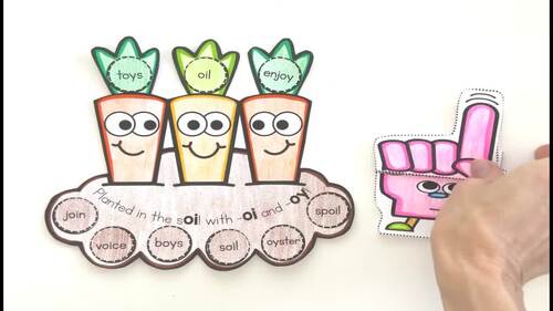 -OU -OW -OI -OY BIG BUNDLE phonics crafts Vowel Diphthongs activities ...