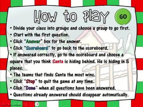 Multiplying Fractions Christmas Game | Fraction Games | Multiplication ...