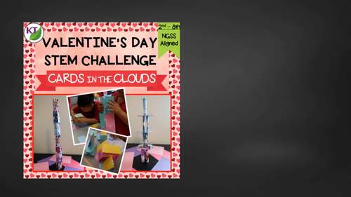 Valentine's Day STEM Activity - Cards in the Clouds | TPT
