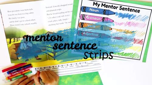 Daily Grammar Practice in 10 minutes Mentor Sentence Strips | TPT