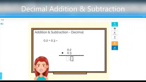 Decimal Addition and Subtraction Distance Learning | Adding and Subtracting