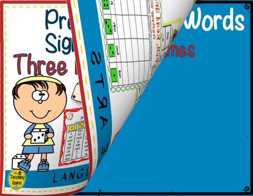 Pre-Primer Through 3rd Grade Sight Word Practice: Three Dice Games Bundle