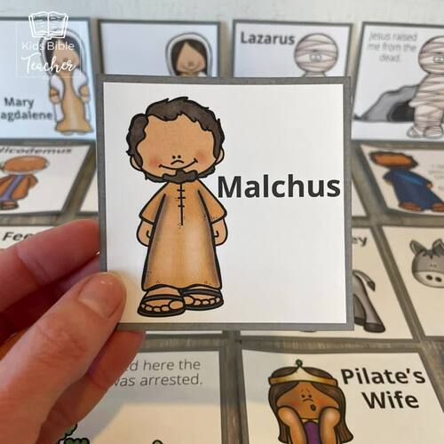 Jesus' Death and Resurrection Easter Bible Match Game | Bible Memory Game