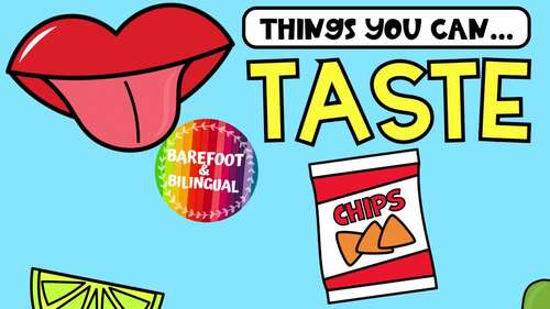 Things You Can Taste Clipart - 5 Senses Clipart - Science Clipart